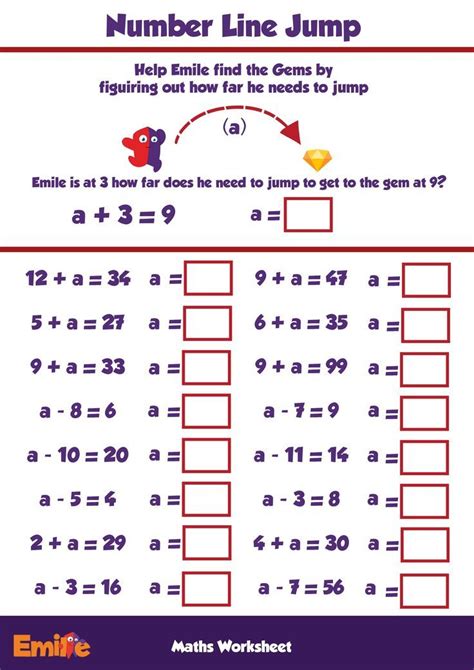 Number Line Primary School Teaching Resources Worksheets Teachers