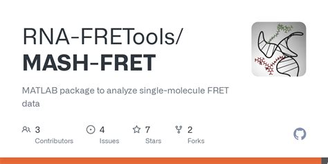 github rna fretools mash fret matlab package to analyze single