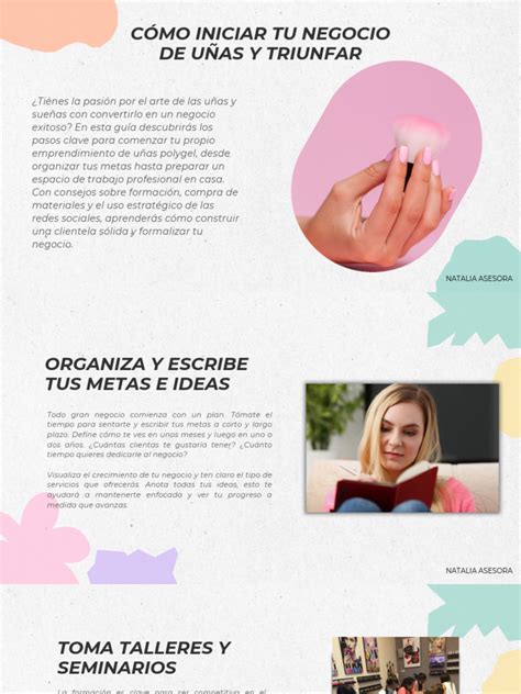 Guía Para Emprender En Uñas Polygel Pdf Iniciativa Empresarial