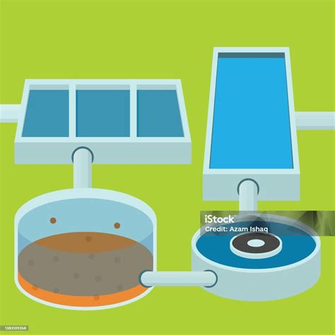 일반적인 음용수 처리 공정 개념 벡터 아이콘 디자인 수처리 및 정화 플랜트 기호 환경 친화적 인 산업 표지판 담수화 생명 공학 주식 일러스트 담수 플랜트에 대한 스톡 벡터
