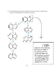 Chem C HW Pg Pdf For The Following Compound Draw All Significant Resonance Structures