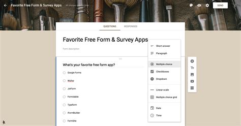 Google Spreadsheet Survey Form Intended For Google Forms Features
