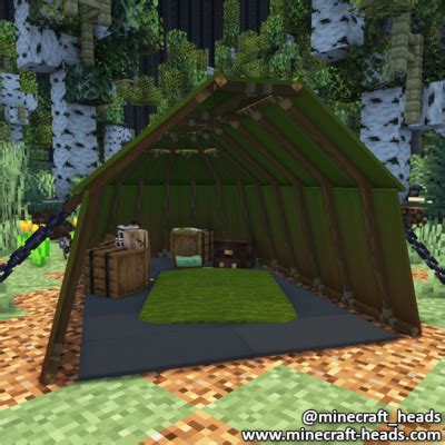 Tent With Interior I Minecraft