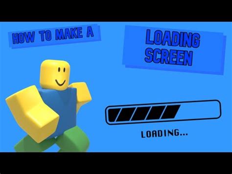 How To Make A Loading Screen Roblox Studio YouTube