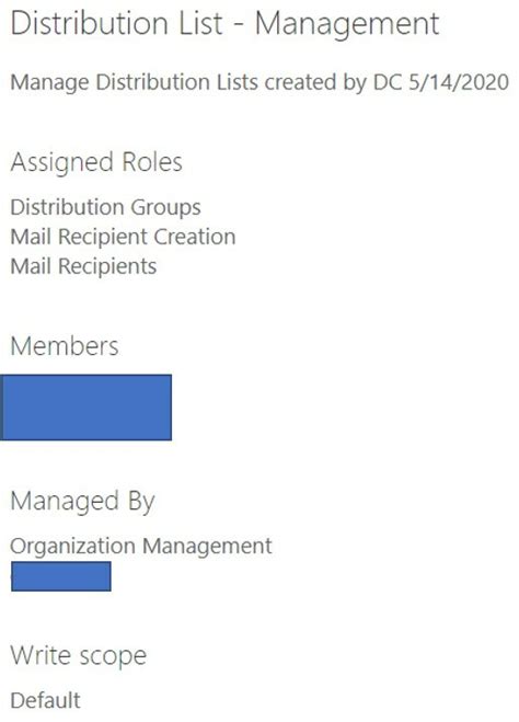 Give User Access To Manage Distribution Lists Collaboration Spiceworks Community