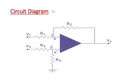 Difference Amplifier And Subtractor PPTX Technology Computing