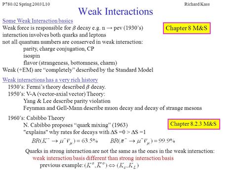 Weak Force