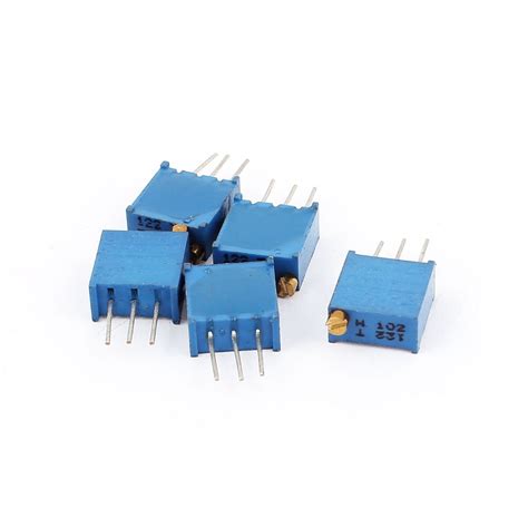 5 Pcs Fixed Resistors 3296w 1k Ohm Variable Resistor For Resistors