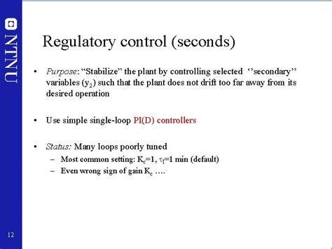 Control Structure Design What Should We Measure Control