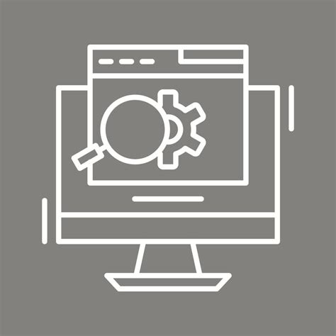 Search Engine Vector Icon 19874182 Vector Art At Vecteezy