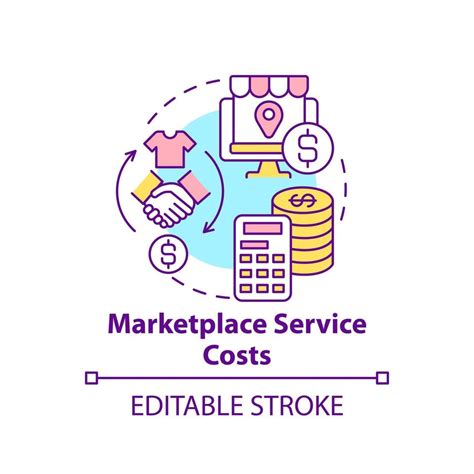 Marketplace Service Costs Concept Icon Choice Parameter Abstract Idea