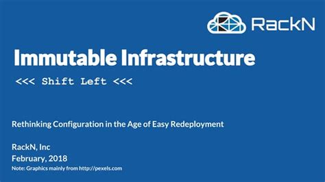 Immutable Infrastructure And Rethinking Configuration Preview Ppt