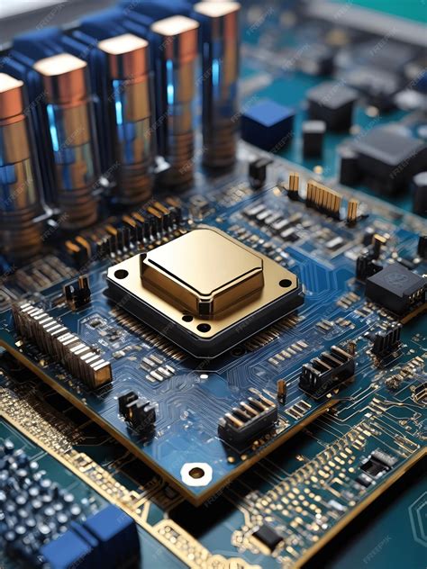Premium Ai Image Artificial Intelligence Processor Unit Powerful Quantum Ai Component On Pcb