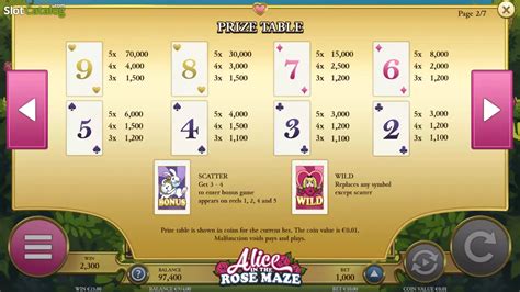 Alice Of The Rose Maze Slot Free Demo Game Review