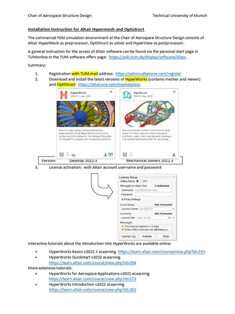 Installation Altair Hypermesh Optistruct Pdf
