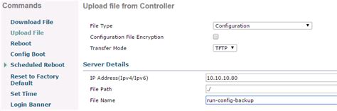 Cisco Wlc Backup Config