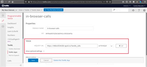 Make And Receive Phone Calls From The Browser With Twilio Programmable Voice Python And