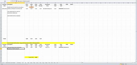Cogs Excel Template Cogs Excel Template