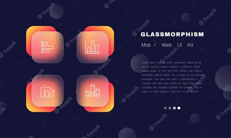 Premium Vector Bar Charts Set Icon Graph Visual Aid Statistics