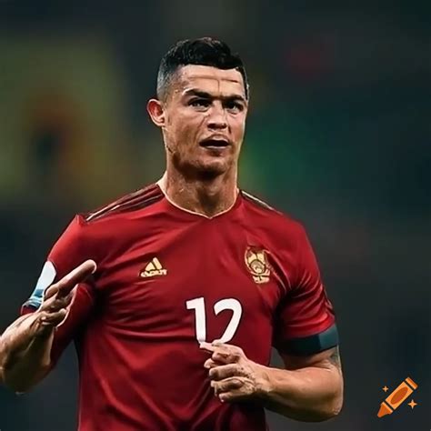 رونالدو بقميص برشلونة On Craiyon