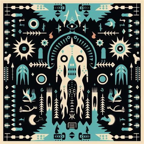 Pendleton Inspired Pattern Artwork Midjourney Prompt Promptbase