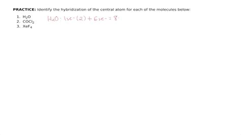 Xef4 Hybridization Of Central Atom