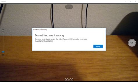 Camera App Cant Save Cant Solve And Microsoft Doesnt Even Let You Copy The Error Code The