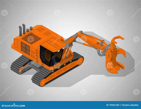 Forestry Machinery Stock Vector Illustration Of Nature 70562182