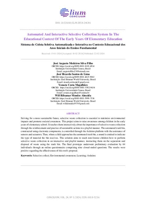 Pdf Automated And Interactive Selective Collection System In The