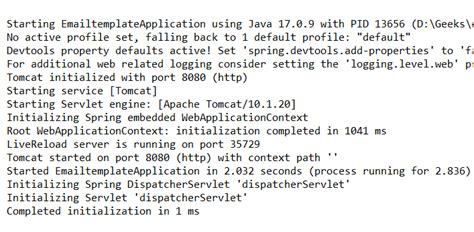 How To Send Email With Thymeleaf Template In Spring Boot Geeksforgeeks