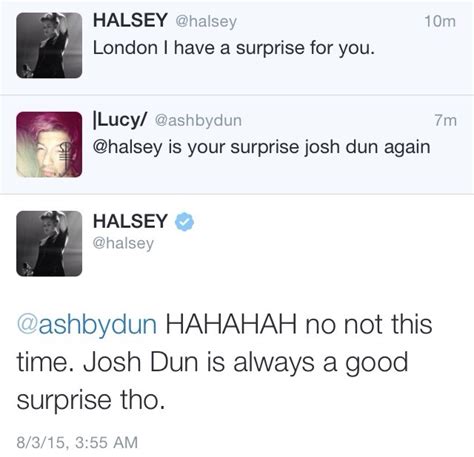 Image Tagged With Halsey Tweet Josh Dun Hotelhalsey On Tumblr