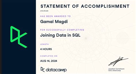 Gamal Magdi On Linkedin Dataanalyst Sql Dataanalytics Joiningdatainsql 26 Comments