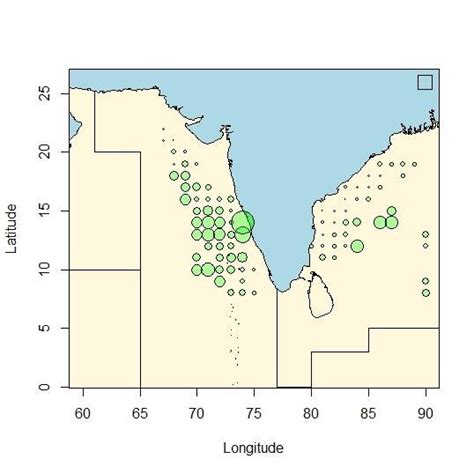 Map Showing Hooking Rate For Swordfish Caught In Fsi Surveys Download