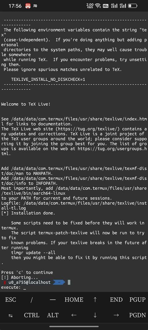 Texlive On Android Eureka