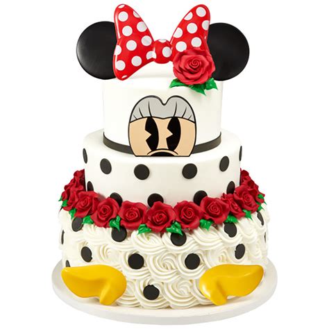 Dotted Minnie Wedding Cake Design Decopac