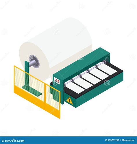 Paper Production Flowchart Vector Illustration CartoonDealer
