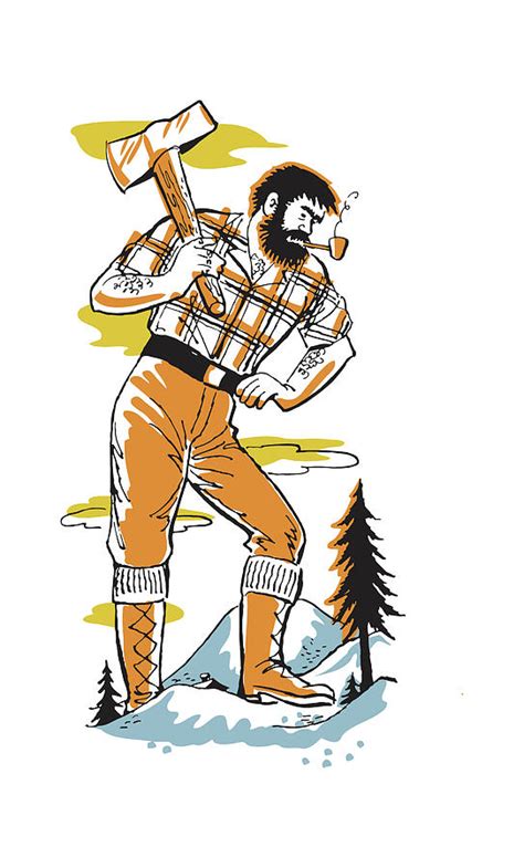 Paul Bunyan Drawing