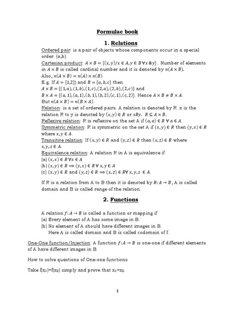 Formulae Book Isc Class 12 Pdf Matrix Mathematics Determinant