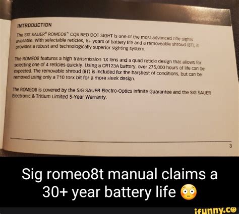 Introduction The Sig Cqs Red Dot Sight Is One Of The Most Adv