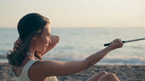 Girl Making Selfie Photos On The Phone Stock Footage VideoHive