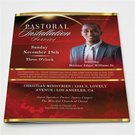 Pastoral Installation Service Program Red Gold Book Pastor Inauguration Ordination Church Pastoral Installation Service Program Red Gold Book Pastor Inauguration Ordination Church