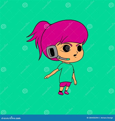 Cute Admin Illustration For Icon Stock Vector Illustration Of Avatar Icon 284450394