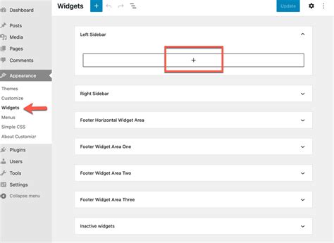 Classic Widgets Help And Support