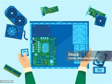 Computer Assembly Pc Building Hardware Repair Or Cpu Upgrade Personal