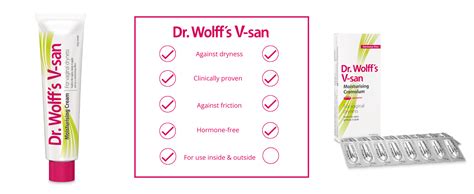 Dr Wolffs V San Moisturising Cream For Vaginal Dryness 2x50g Vaginal