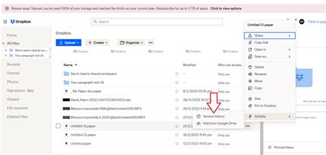 Recover Deleted Dropbox Files In 2025 Versioning And Rewind