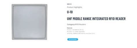 u 10 uhf middle range integrated rfid reader at ₹ 24000 piece uhf