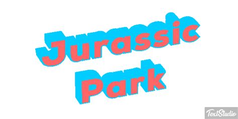 Jurassic Park Movie Animated  Logo Designs