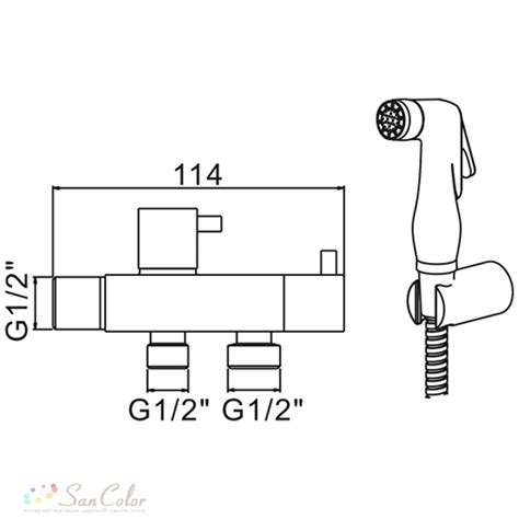 Гигиенический душ Ledeme L5398-4 (артикул SC-157375) — цена, купить ...