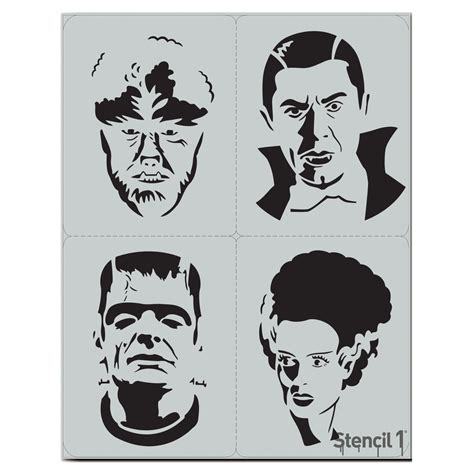 Horror Movie Stencil